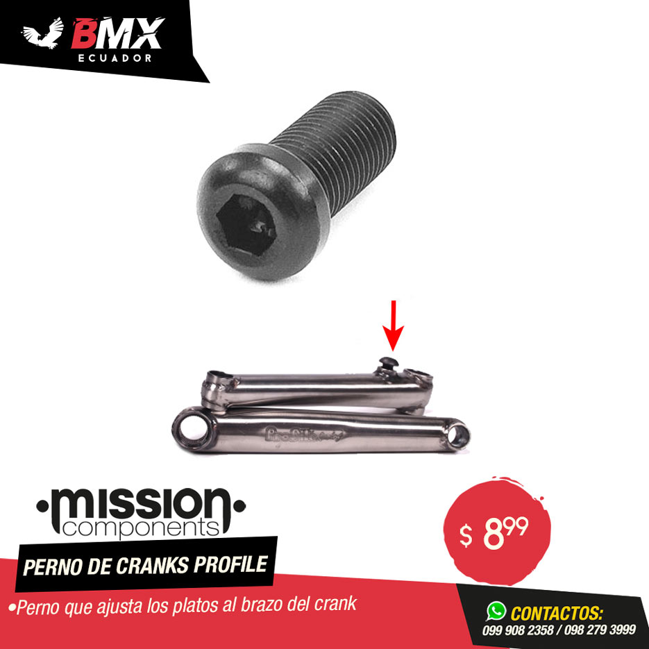 PERNO DE CRANKS PROFILE – BMX ECUADOR