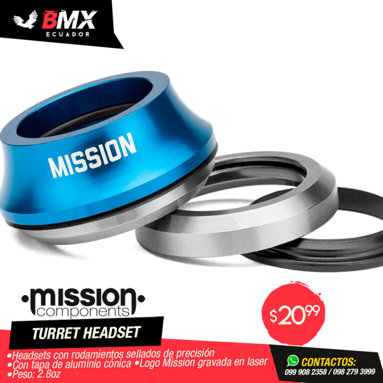 HEADSETS MISSION “TURRET” – BMX ECUADOR