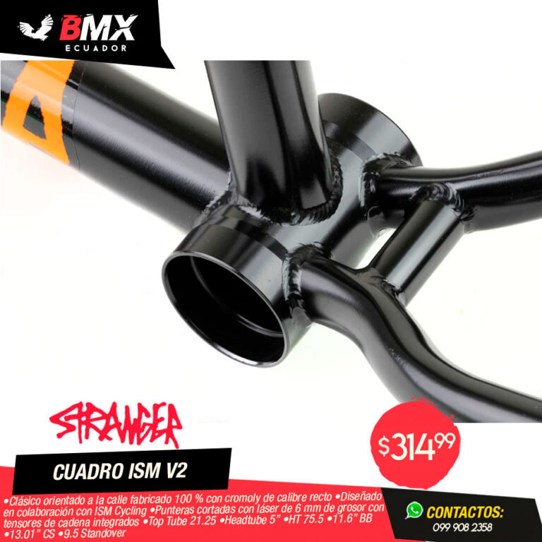 CUADRO STRANGER “ISM V2” NEGRO – BMX ECUADOR