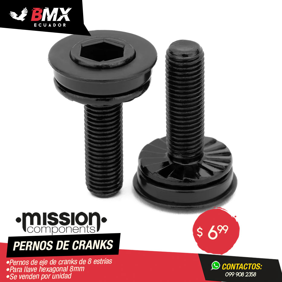 PERNO DE EJE DE CRANKS MISSION – BMX ECUADOR
